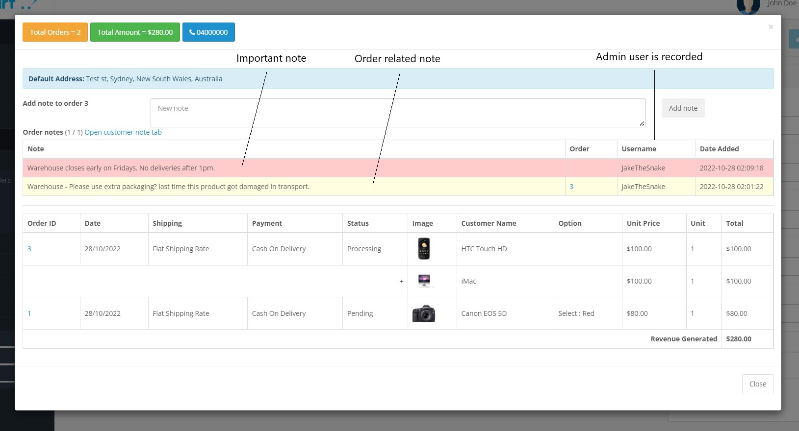 OpenCart - (Admin) Customer Extended Features